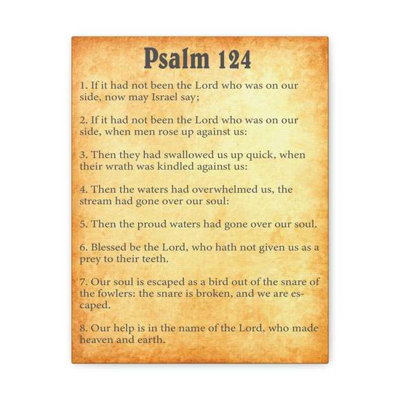Express Your Love Gifts | Art | Scripture Sign Psalm 24 Chapter Gold Bible Canvas Christian Wall ...